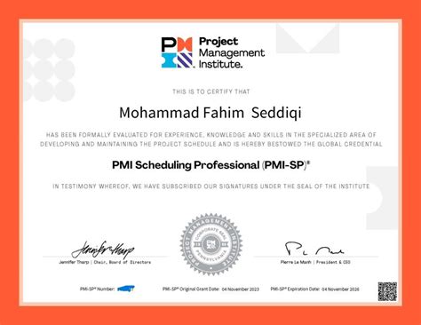 Mohammad Fahim Seddiqi Bsc Pmp® Pmi Sp ® On Linkedin Im Happy To