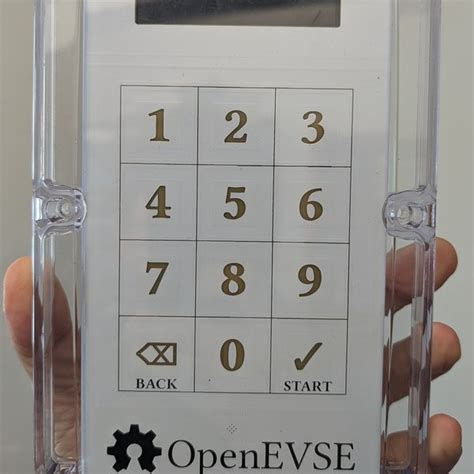 Openevse Capacitive Keypad Rfid