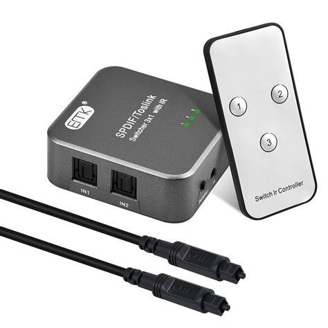 Ertk Spdif Optical Splitter เข้า3 ออก1 สำหรับเครื่องเสียง ประกันศูนย์