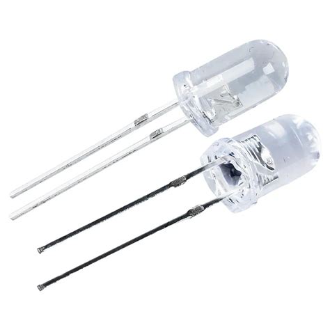 Multicolor Led Diode Halogen Lamp With 5mm And 10mm Sizes Round Clear