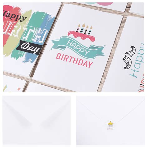 48pcs Birthday Cards Pack Set Lots With 48pcs Enve Grandado