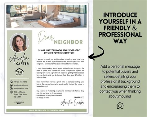 New Agent Introduction Letter Real Estate Agent Template Realtor Intro
