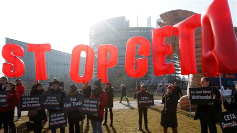 Eu Parliament Approves Trade Deal With Canada