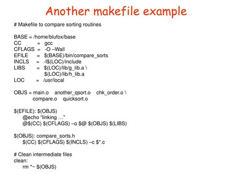 Ppt The Makefile Utility Powerpoint Presentation Free Download Id