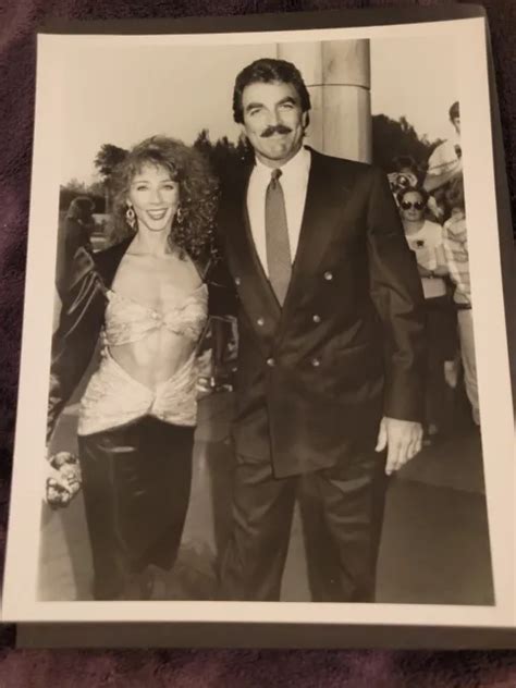 Tom Selleck And Wife Jilly Mack Vintage Original Press 8x10 Photo 1987