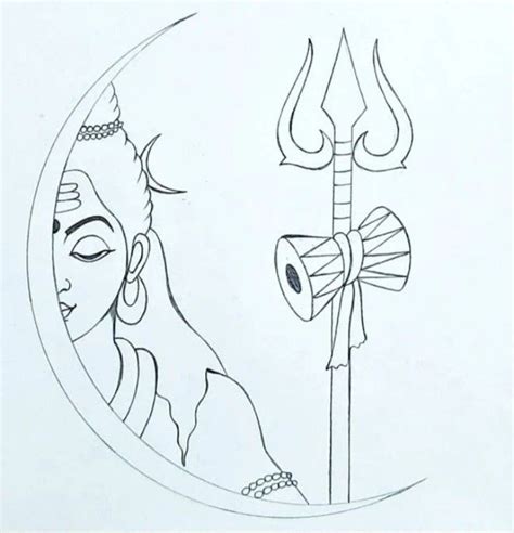 Easy Lord Mahadev Drawing For Beginners Lord Shiva Drawing Step By Step Artofit