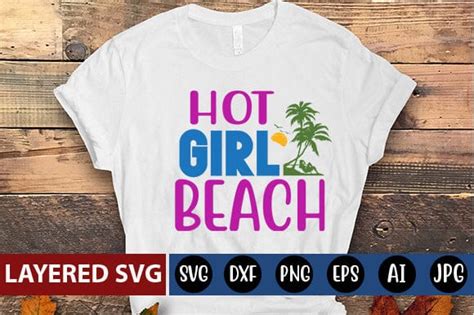 Hot Girl Beach Svg Cut File So Fontsy