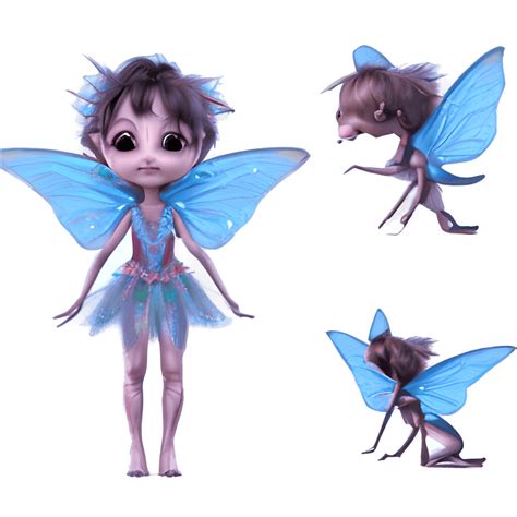 A Cute Little Pixie Whole Body Pretty Happy Intricate Details · Creative Fabrica