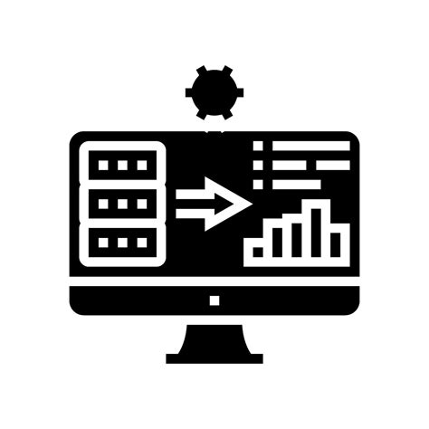 Dashboard Data Center Glyph Icon Illustration 53767957 Vector Art At Vecteezy