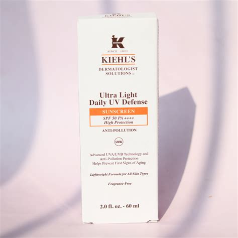 Kiehls科颜氏防晒乳柔润水感蓝色隔离霜清爽滋润防水汗防紫外线虎窝淘