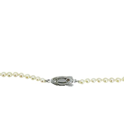 Rosy Estate Vintage Japanese Saltwater Cultured Akoya Pearl Graduated