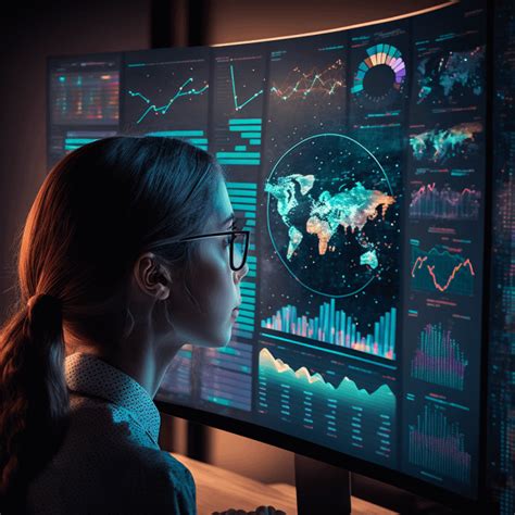 Pretty Cool Visual Of A Futuristic Data Analyst R Midjourney