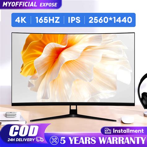 Monitor Pc 24 Inch Curved Monitor Expose Gaming Monitor 165hz 27 Inch