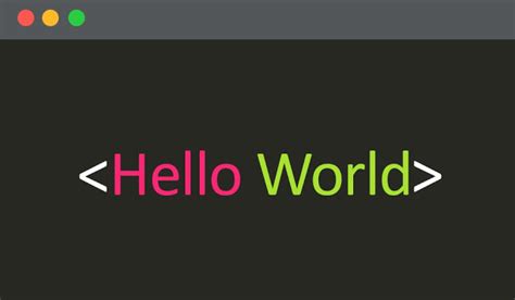 Html Dasar Hello World