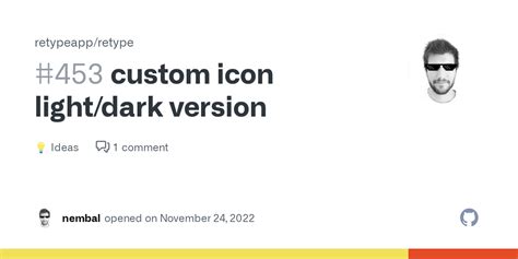 Custom Icon Lightdark Version · Retypeapp Retype · Discussion 453
