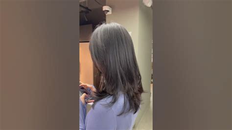 과한층이 싫다면 미디움기장의 레이어드컷 로즈컷 Youtube