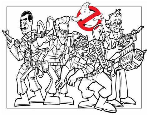 Ghostbusters Ecto Coloring Pages