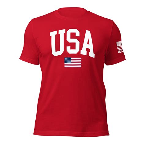 Usa Flag T Shirt Mens And Ladies Unisex Tee Dtf Printing Usa Flag Co