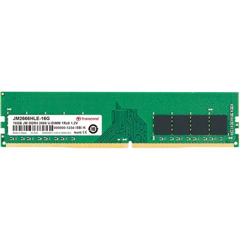 Transcend 16gb Ddr4 2666mhz Sodimm Jm2666hs Memory
