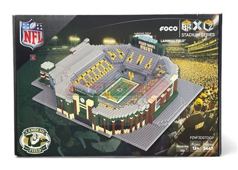Green Bay Packers Brxlz Nfl Lambeau Field Stadium Full Size 3d
