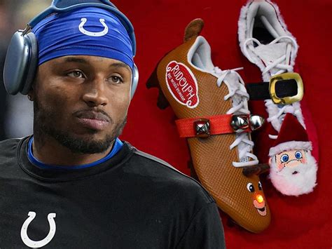 Colts Isaiah Rodgers Cops Light Up Rudolph Santa Cleats For Vikings Game