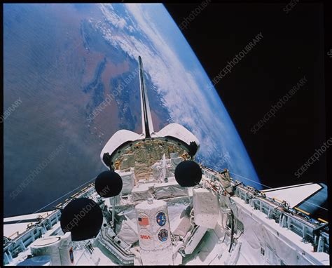Shuttle In Orbit Stock Image S540 0518 Science Photo Library