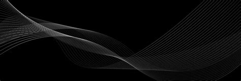 Grey Abstract Curved Wavy Lines On Black Background 36756795 Vector Art At Vecteezy
