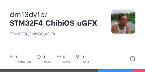 Github Dm13dv1bstm32f4chibiosugfx Stm32f4chibiosugfx
