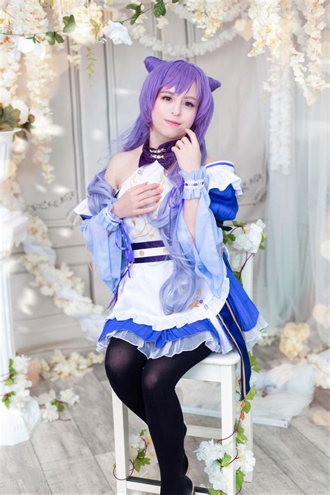 Keqing Maid Self Rcosplayers