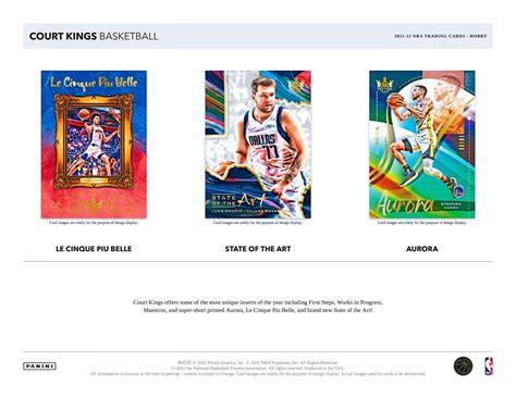 2021 22 Panini Court Kings Nba Basketball Cards