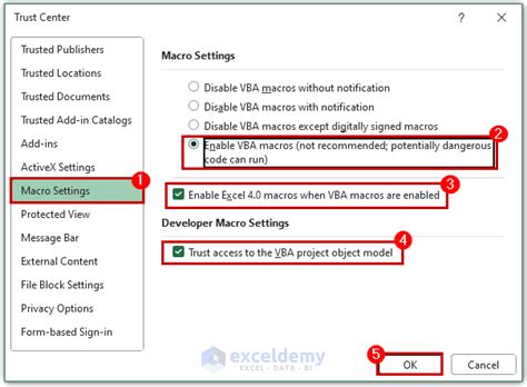 Fixed Excel Macros Enabled But Not Working