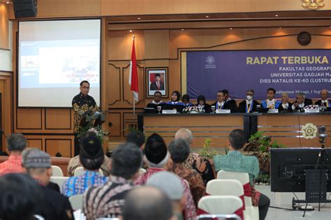 Fakultas Geografi Ugm Peringati Dies Natalis Ke 60 Universitas Gadjah