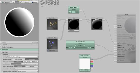 [shaderforge] よく使いそうな繋ぎ方備忘録[shadergraph]