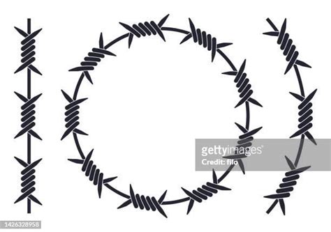13 Barbed Wire Circle Vector High Res Illustrations Getty Images