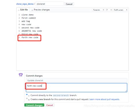 Github上创建分支并合并到mastergithub分支合并到主干 Csdn博客