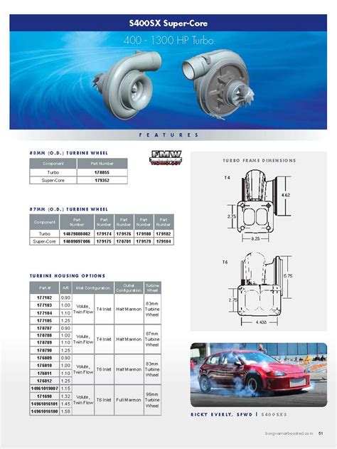 Borgwarner S400sx 400 1300 Hp Turbocharger Turbos For Sale