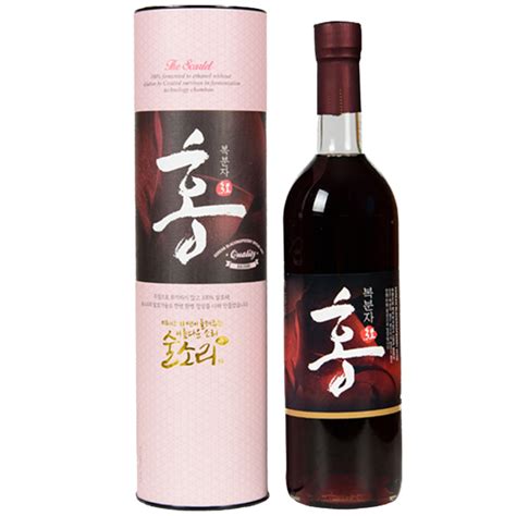 술소리 홍 유리병 750ml 벨루가