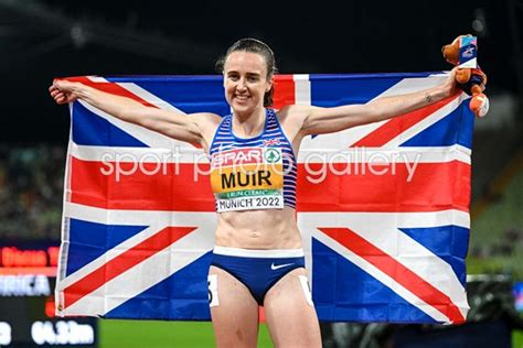 Laura Muir Great Britain Celebrates 1500m Gold European Athletics