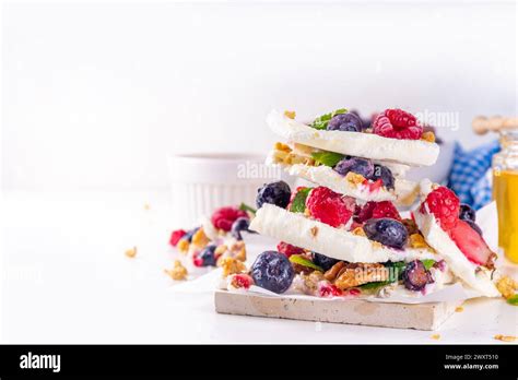 Homemade Frozen Yogurt Bark Alternative Healthy Keto Diet Ice Cream