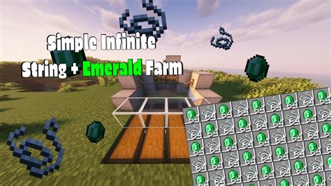 Simple String Farm Duplication Emerald Farm Any Versions Youtube