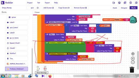 How To Store My Points Value Without Firebase Join Blocks Discuss