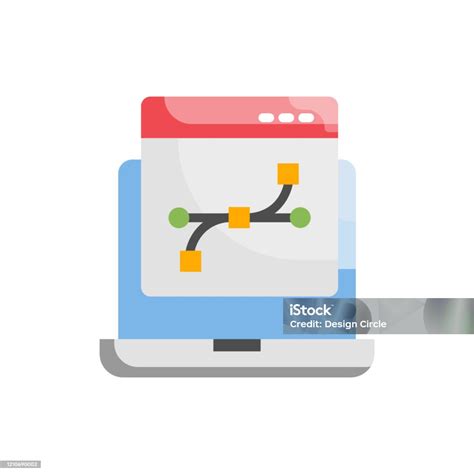 웹 디자인 아이콘 벡터 일러스트 플랫 디자인 및 개발 스타일 아이콘 개념에 대한 스톡 벡터 아트 및 기타 이미지 개념 개발