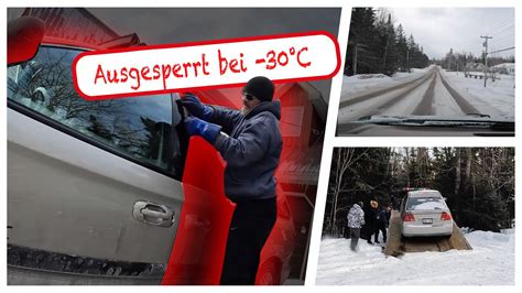 47C Meine kälteste Nacht in Kanada ausgesperrt aus meinen Auto
