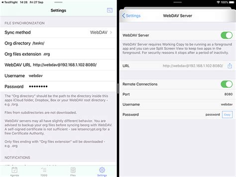 webdav git and working copy beorg
