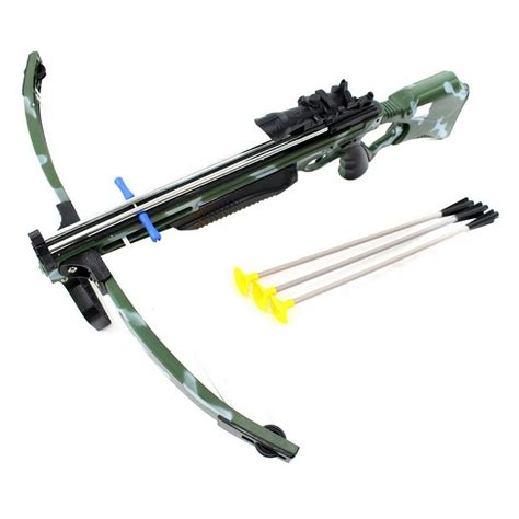 Deluxe Action Military Crossbow Set With Scope