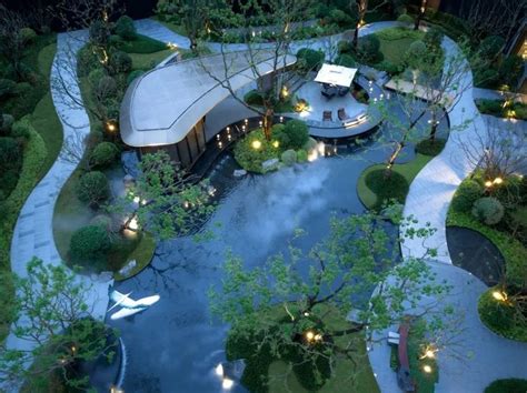 Zen Garden Waterscape Clouds