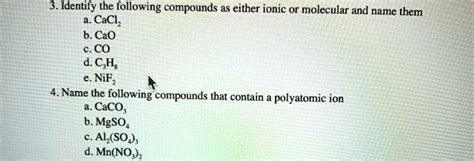 Cacl2 Covalent Compound Name Orders Online Gbu