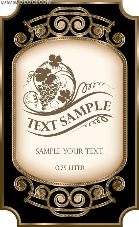 Bottle Label Design Templates