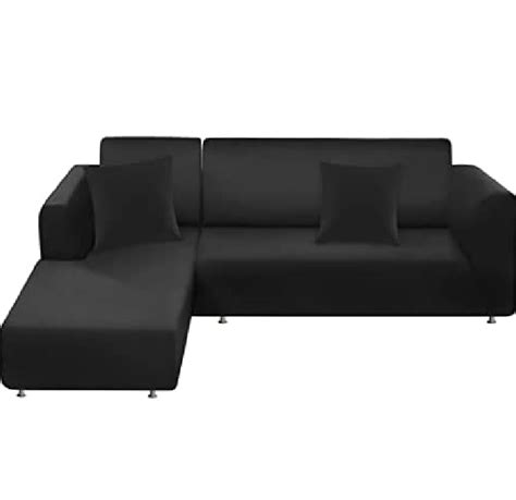 Couch Cover L Shape Sectional Sofa Cover 2 Piece Soft Stretch