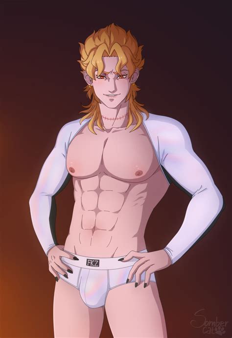 Rule 34 Abs Blond Hair Briefs Dio Brando Earrings Jojos Bizarre